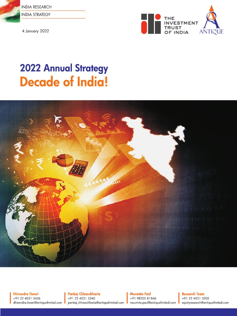 India Strategy - Decade of India! - 220104 | PDF | Valuation (Finance ...