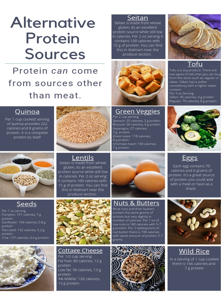 Alternative Protein Sources 1 | PDF | Tofu | Soybean