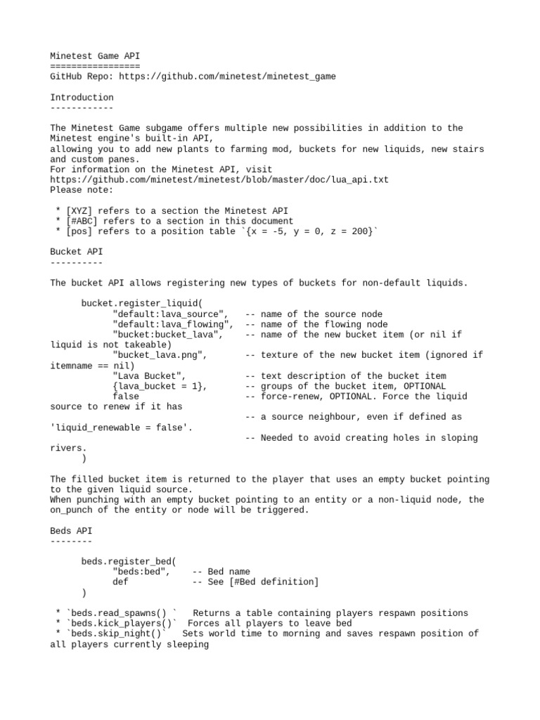 Game Api | PDF | Software Development | Software Engineering
