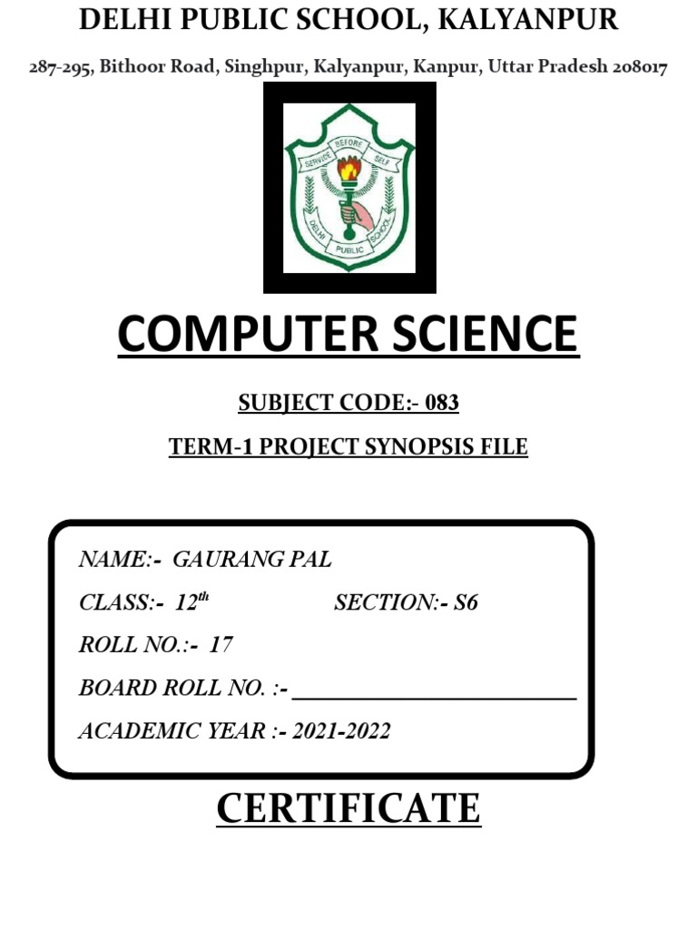 Computer Science: Certificate | PDF