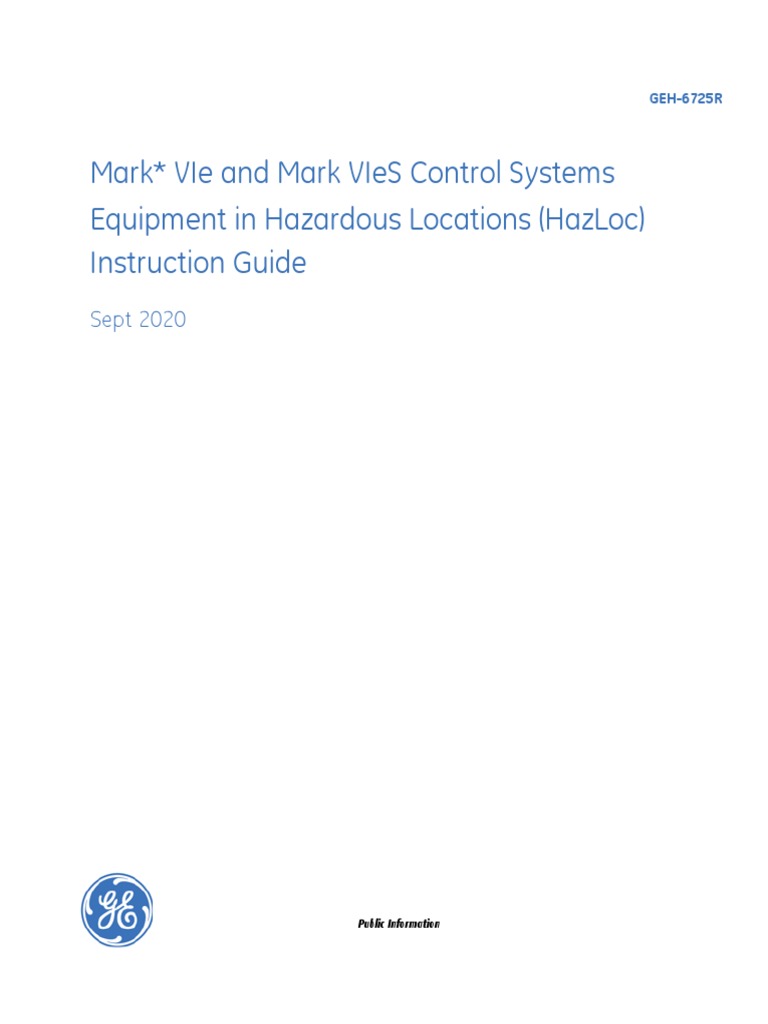 Mark Vie and Mark Vies Control Systems Equipment in Hazardous Locations ...