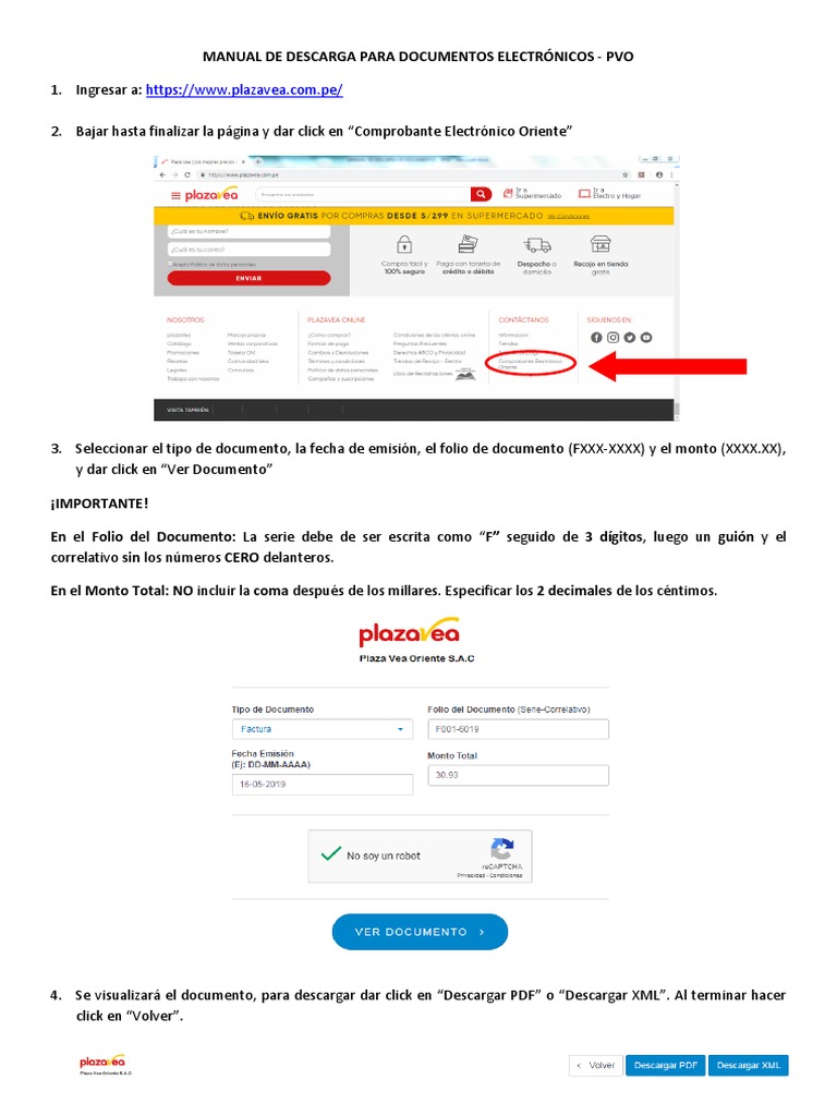 Manual de Descarga de Documentos - Pvo 2 | PDF