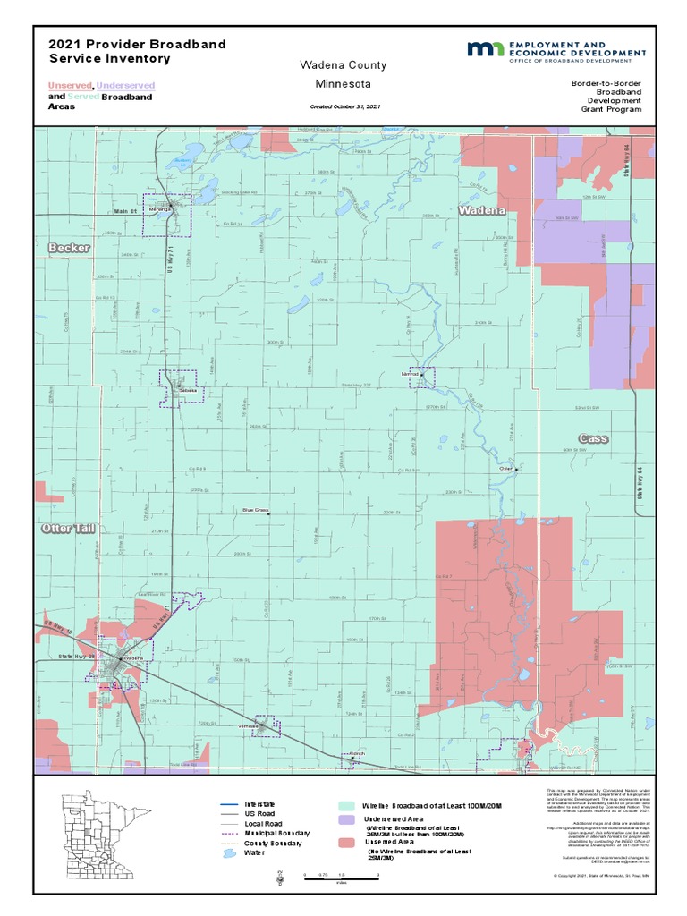 Wadena County Broadband 2021 | PDF