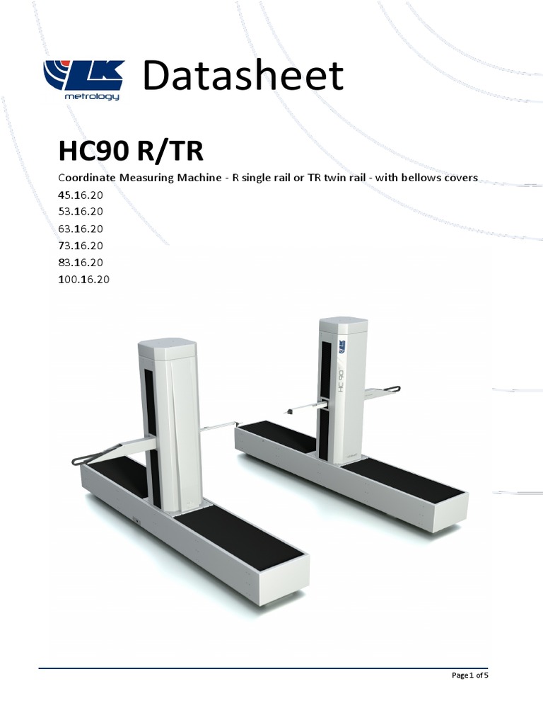 HC90 R/TR: Datasheet | Download Free PDF | Accuracy And Precision