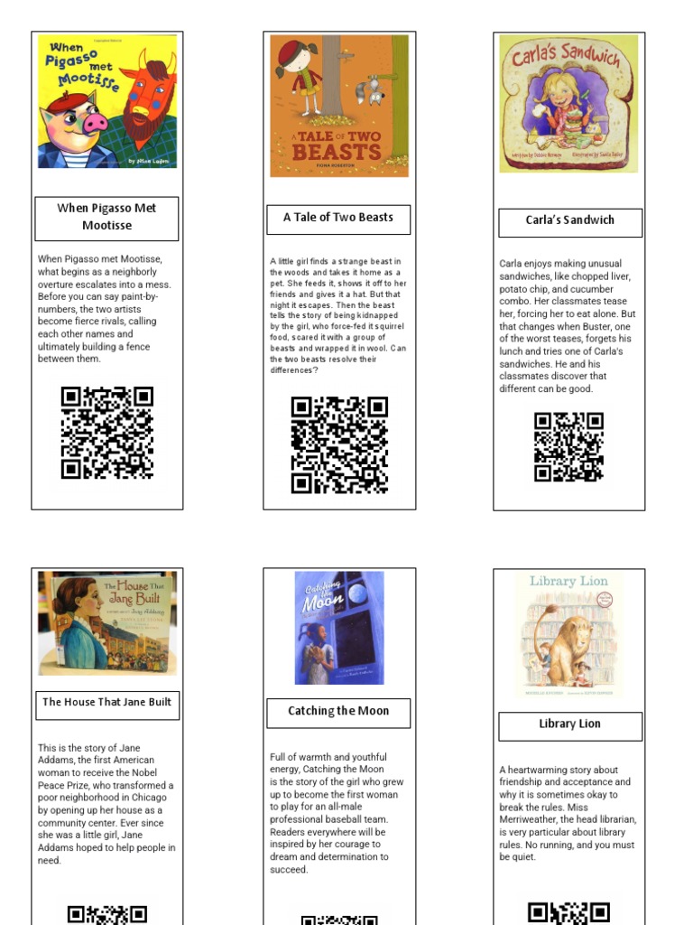QR Code Bookmarks | PDF