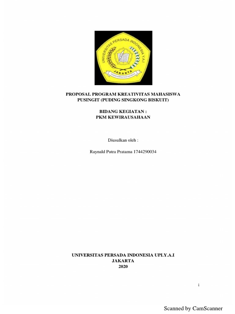 PKM Proposal Kita | PDF
