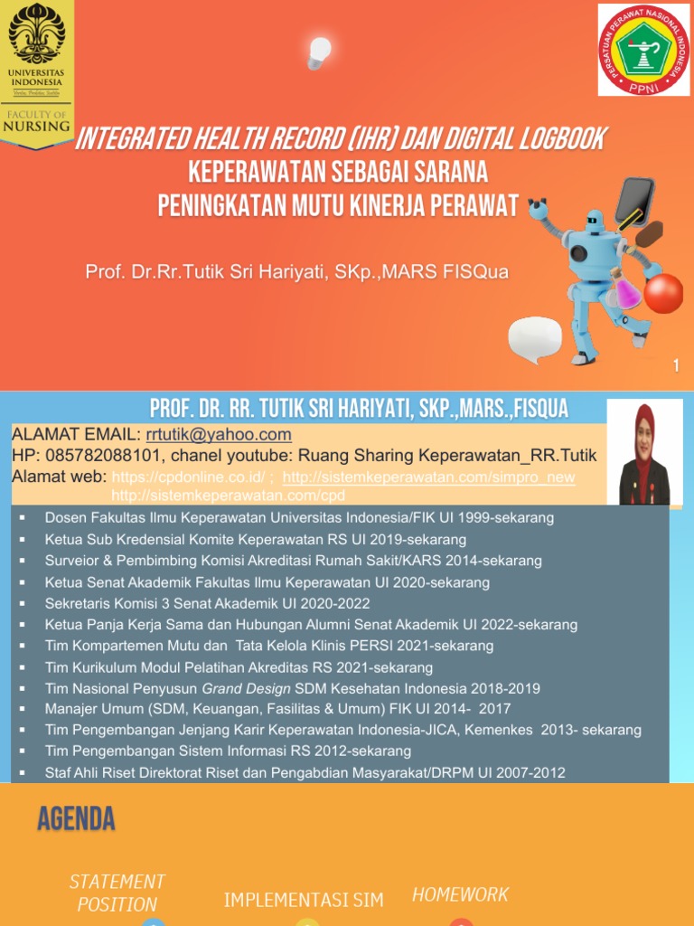 Integrated Healt Record (IHR) Dan Digital Logbook Keperawatan | PDF ...