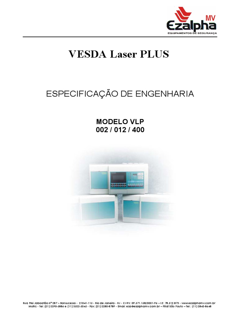 Vesda Laser Plus - Especificacao Engenharia | PDF | Rede de ...
