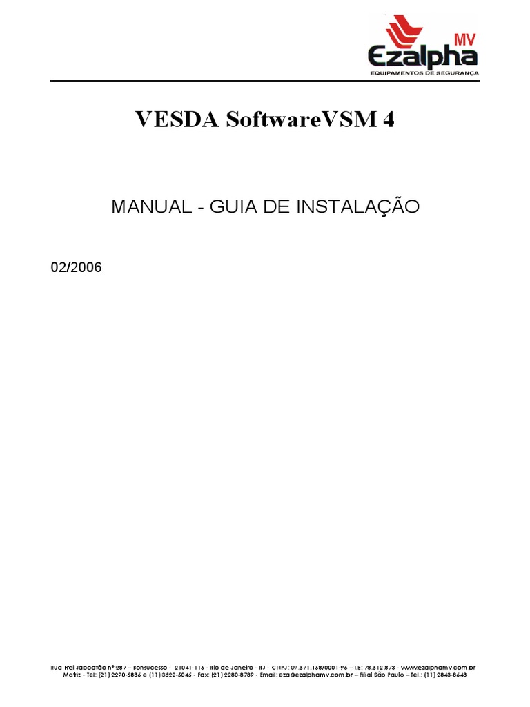 Vesda Software VSM4 - Guia de Instalacao | PDF | Rede de computadores ...