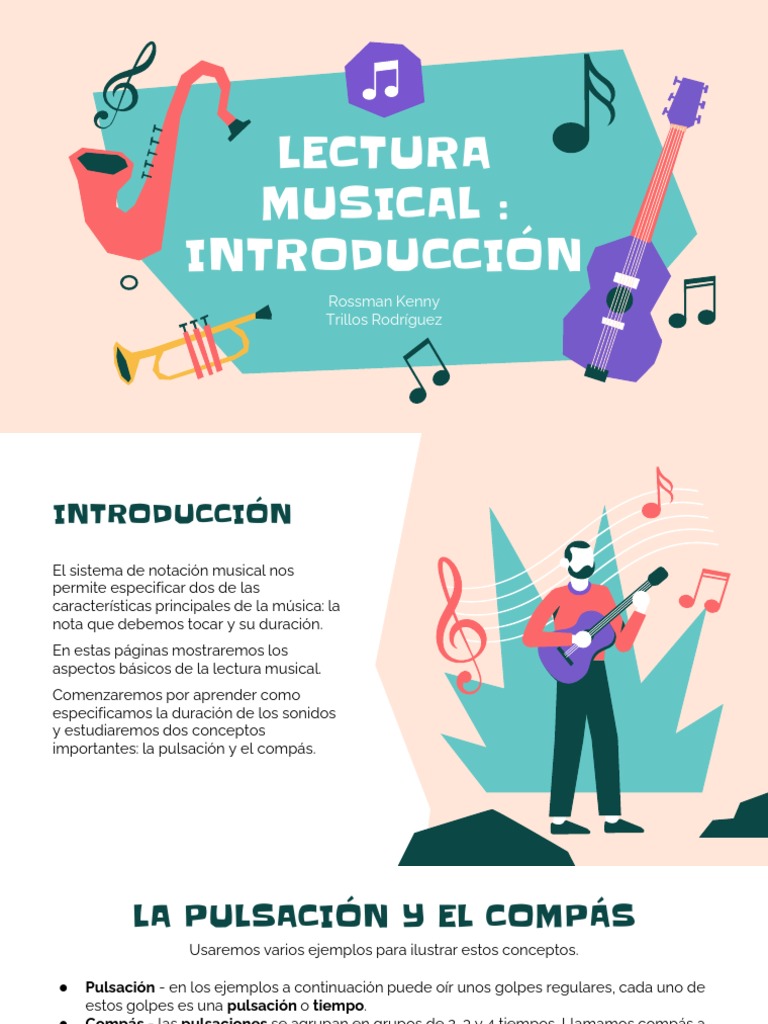 Lectura Musical | PDF | Comunicación escrita | Ritmo y medidor