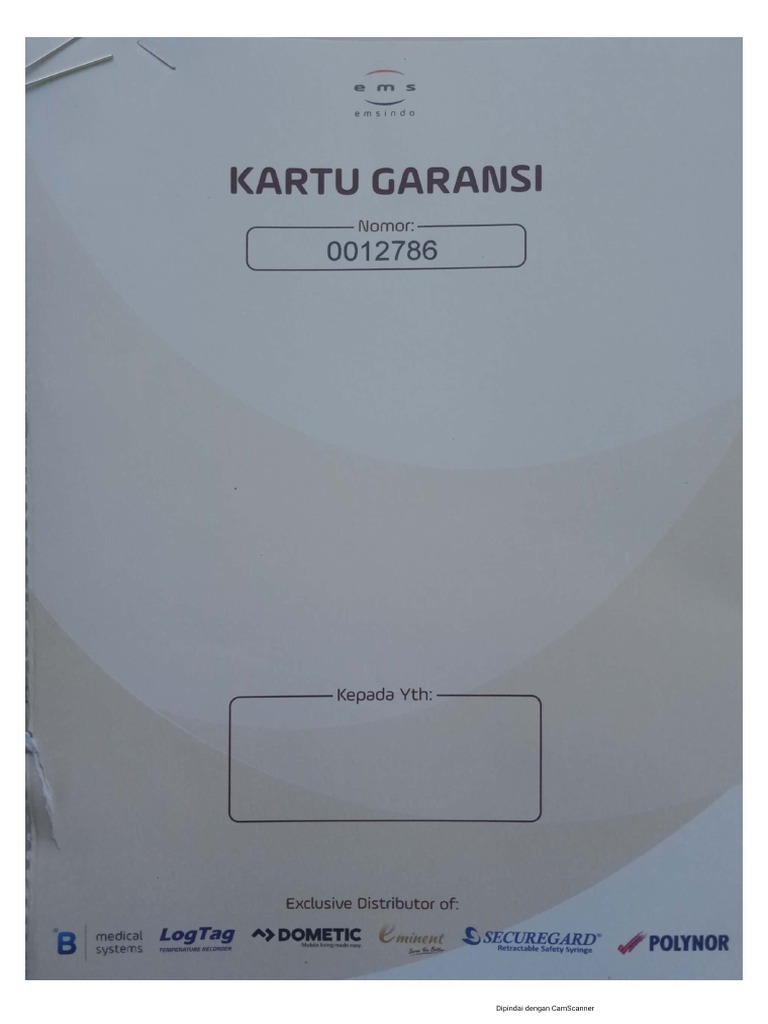 Kartu Garansi | PDF