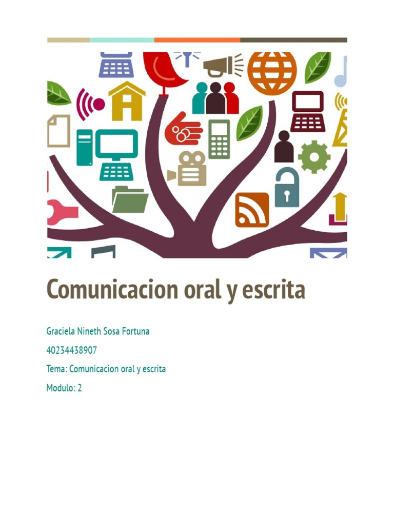Ejercicios 1 Comunicacion Oral y Escrita | PDF