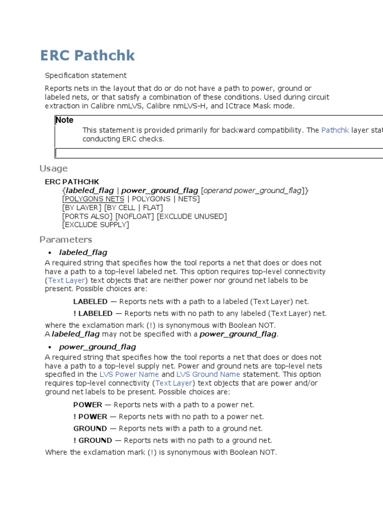 ERC Path Check | Download Free PDF | Reserved Word | Boolean Data Type