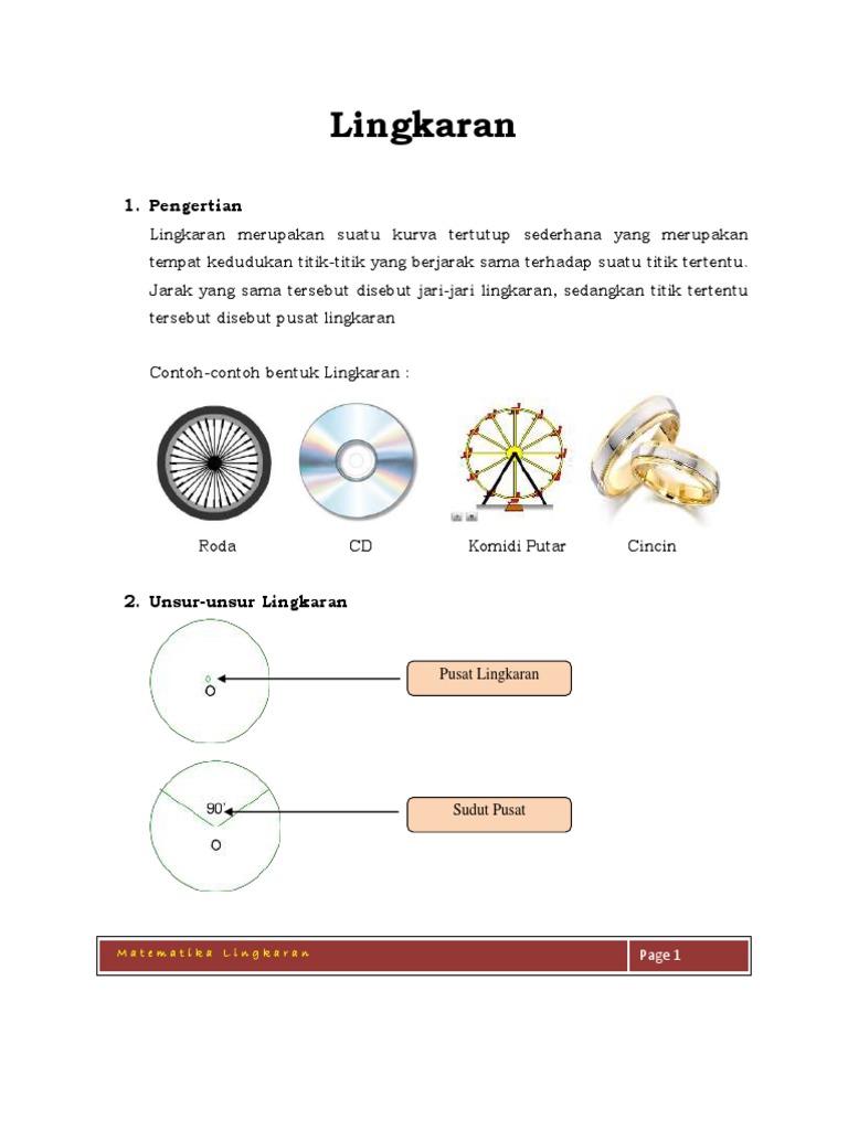 LKPD Lingkaran | PDF
