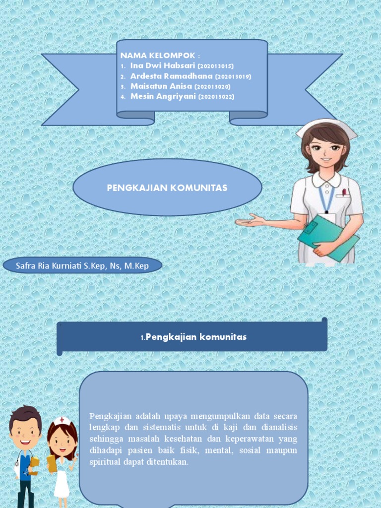 Keperawatan Komunitas Kelompok 3 | PDF | Ilmu Sosial | Pengembangan Diri
