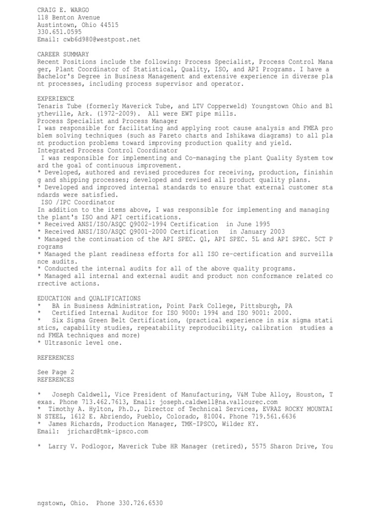 Process Supervisor or or Process Manager | Download Free PDF | Business ...