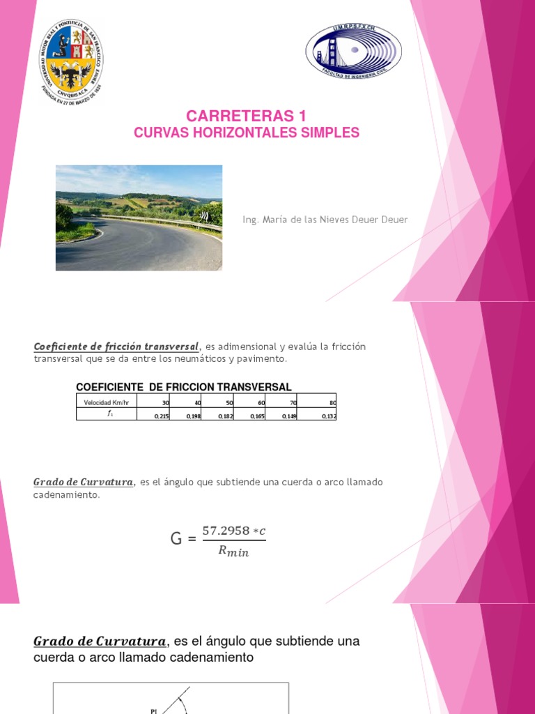 Curva Horizontal Simple | PDF | Curva | Tangente