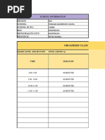 Skeletal Schedule | PDF