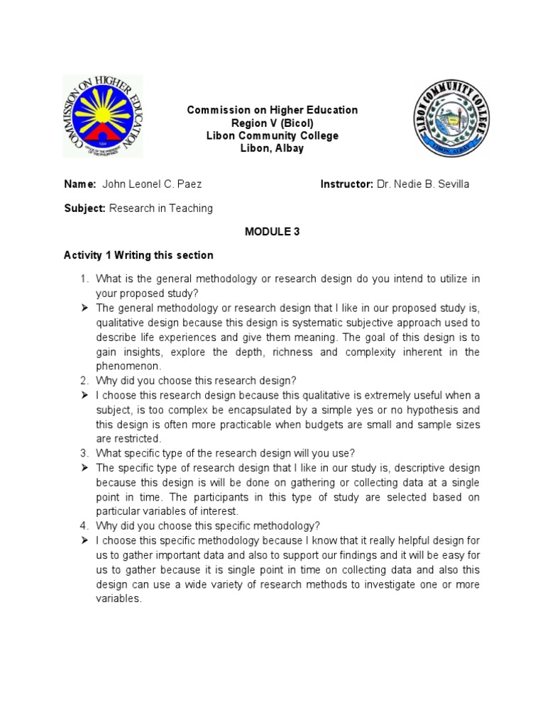 Research Module 3 | PDF | Sampling (Statistics) | Sample Size Determination
