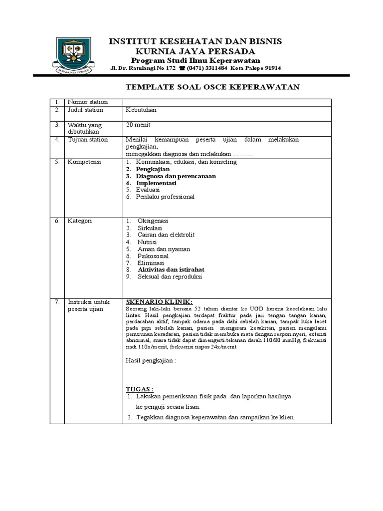 Soal Osce | PDF
