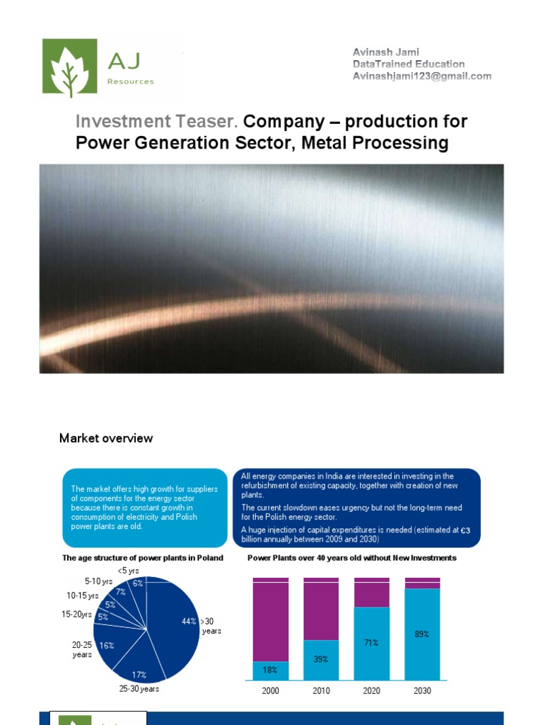 Investment Teaser or Information Memorandum (CIM) Template | PDF ...