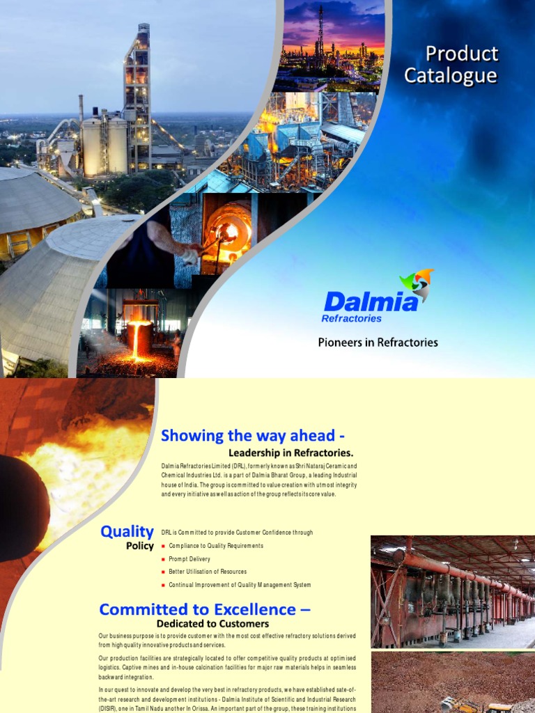 Dalmia Catalogue - 2014.compressed | PDF | Refractory | Cement