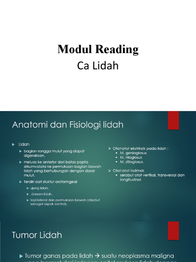 MOdul Reading CA Lidah | PDF