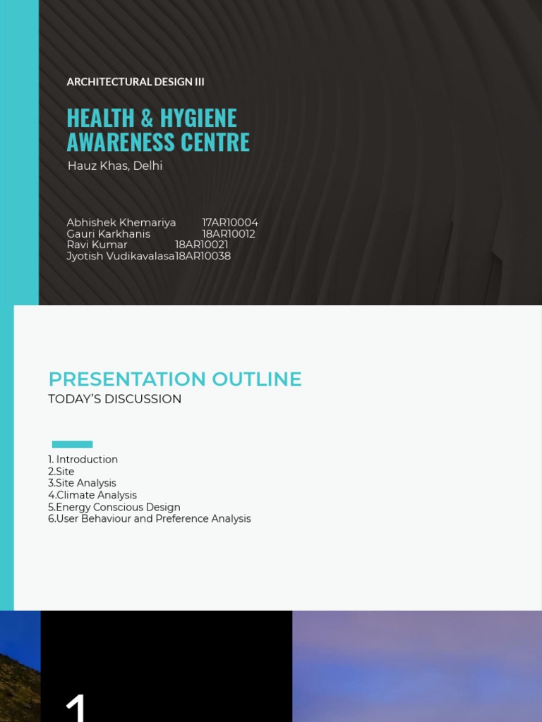 Health & Hygiene Awareness Centre: Architectural Design Iii | PDF