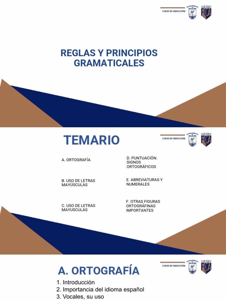 Reglas y Principios Gramaticales | PDF | Lengua española | Puntuación