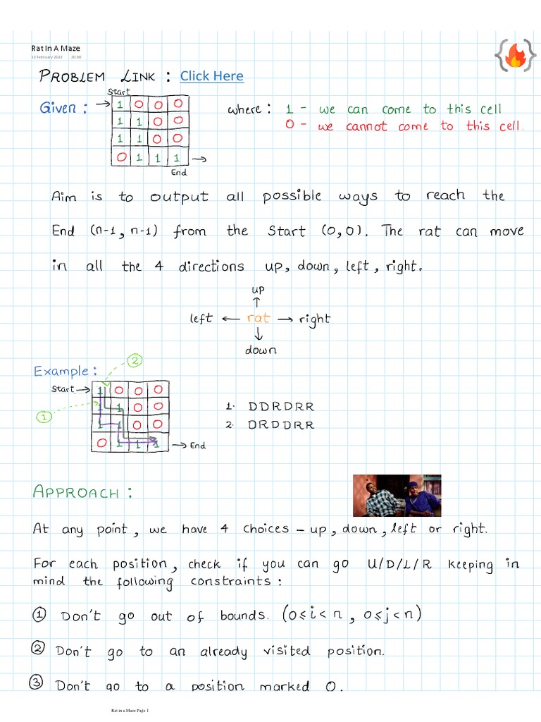 Click Here: Rat in A Maze | PDF