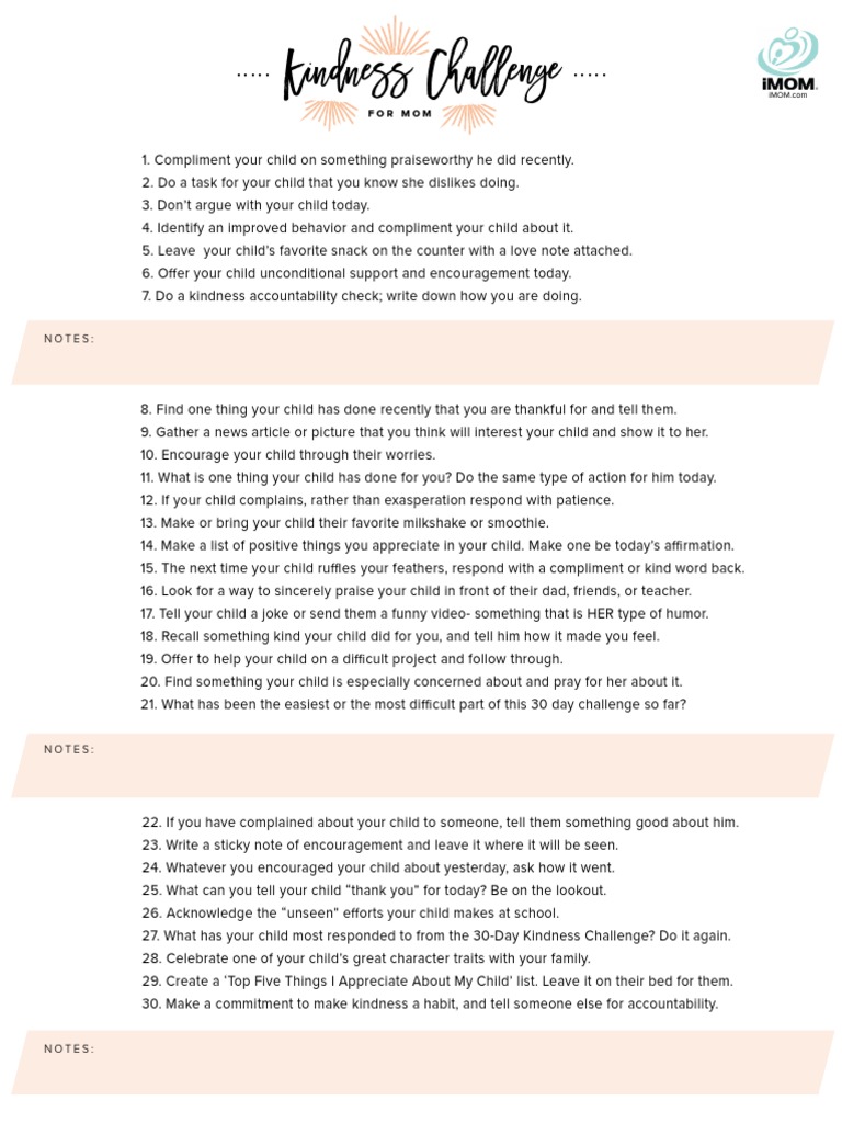 Kindness Challenge | PDF