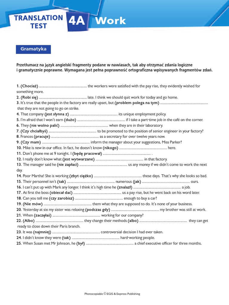 2 Translation Test 4a | PDF