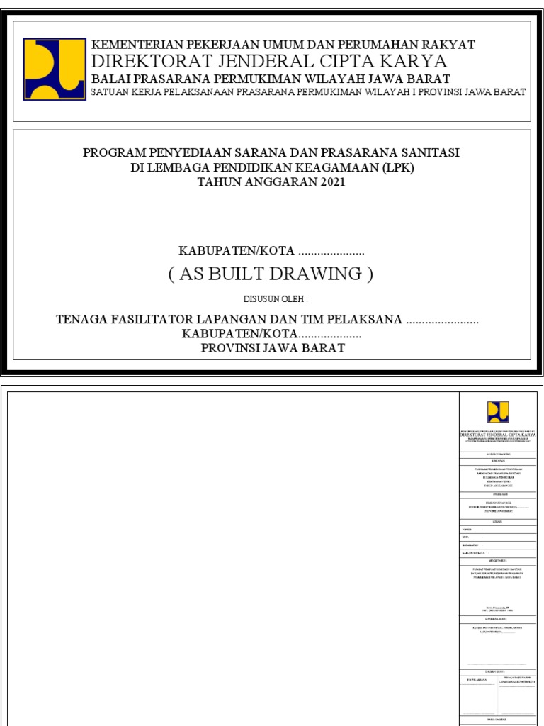 KOP & COVER As Built Drawing | PDF