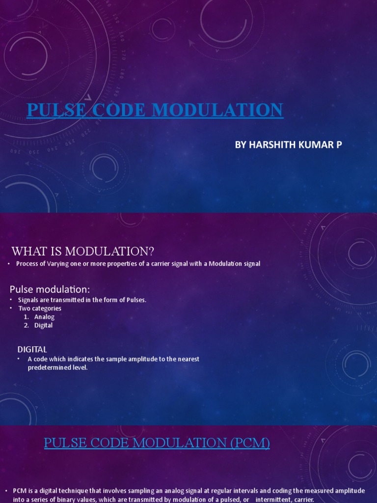PCM PPT Harshith Kumar P | PDF