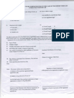 RTO Form 20: Vehicle Registration Application | PDF | Semi Trailer ...