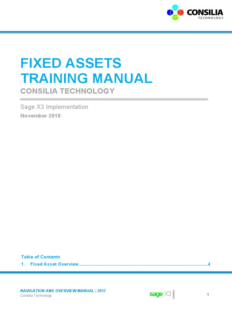FIXED ASSETS Training Manual | PDF | Depreciation | Invoice