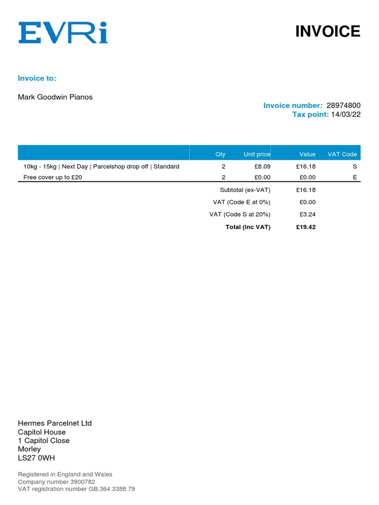 Hermes Invoice 28974800 | PDF