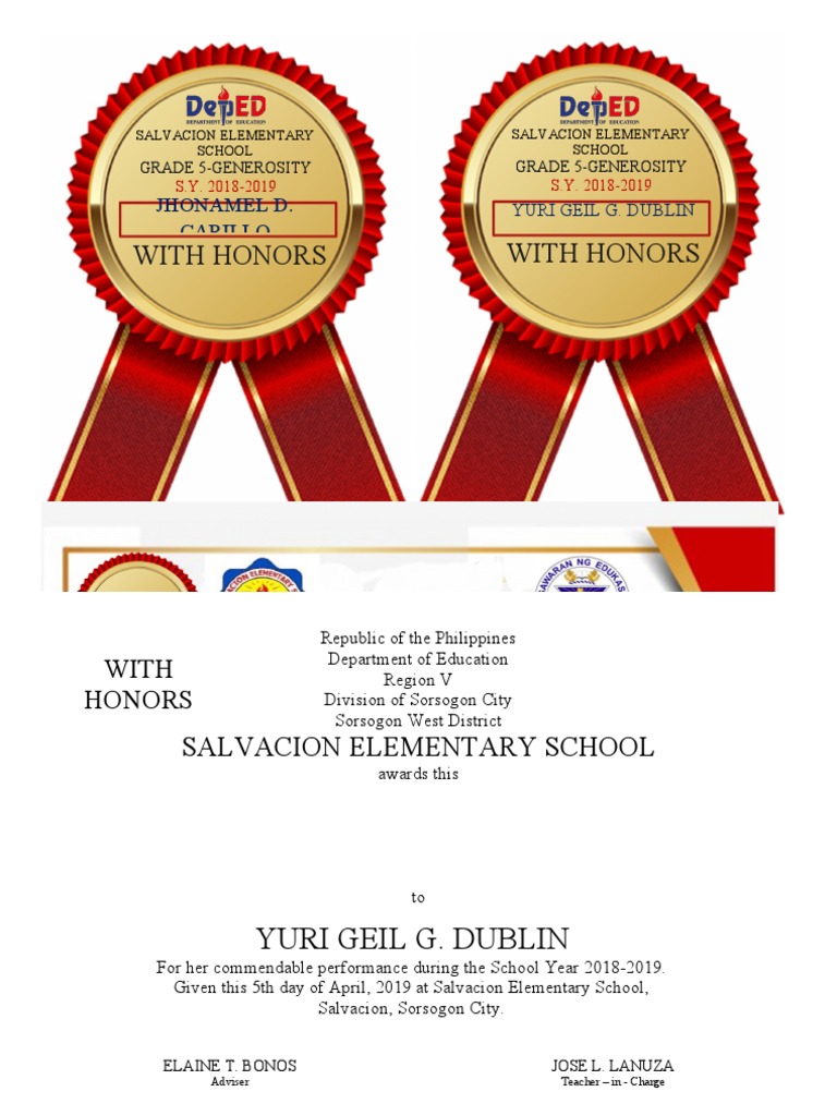 EDITABLE - RIBBONS - CERT of Classroom Recognition | PDF