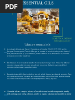 Classification of Essential Oil | PDF | Essential Oil | Ester