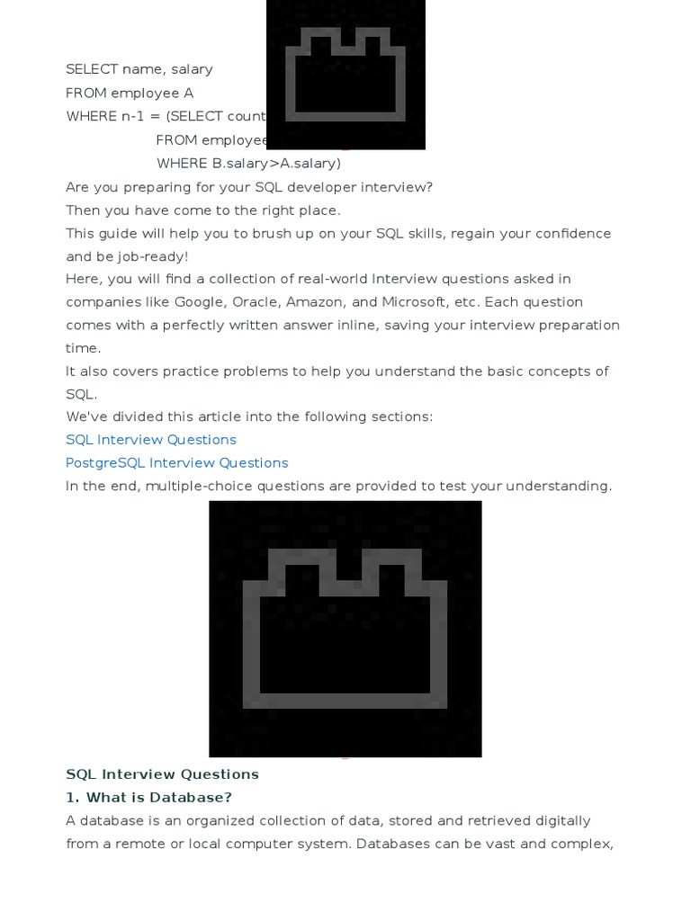 SQL All | Download Free PDF | Database Index | Relational Database