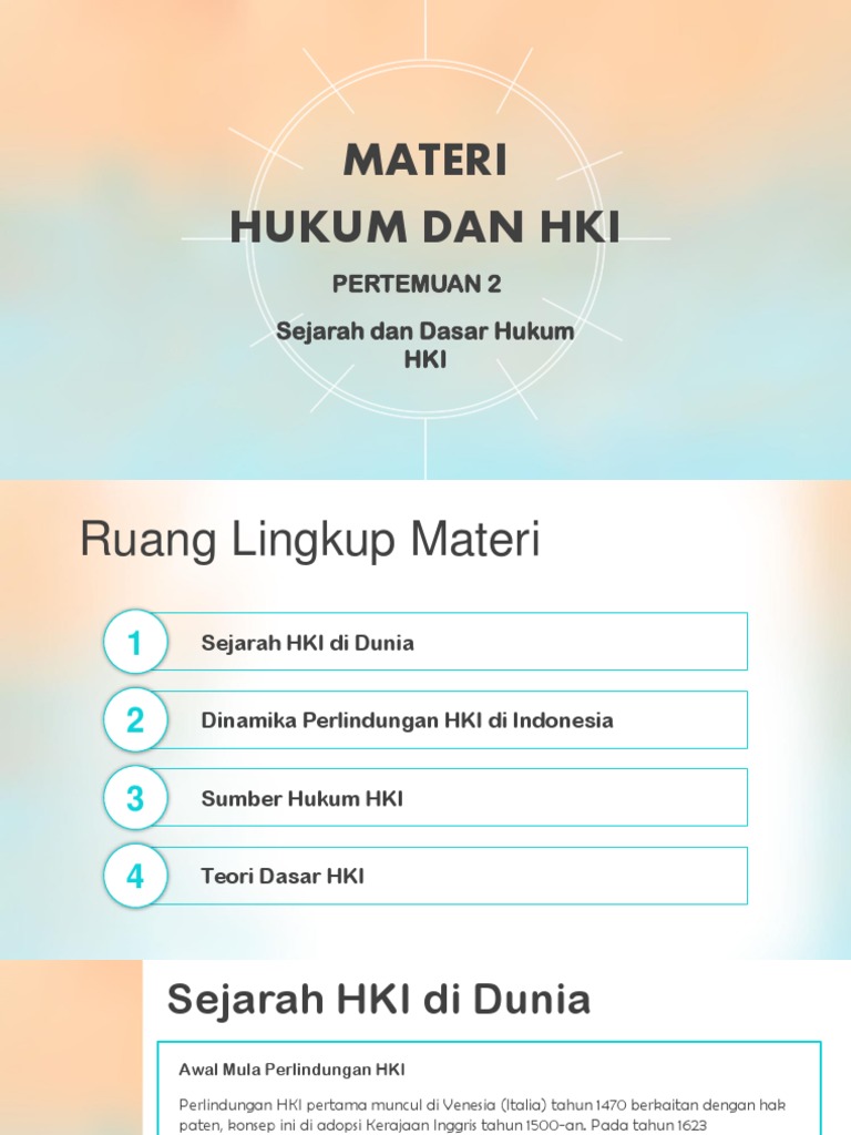 Materi-2 Sejarah HKI | PDF