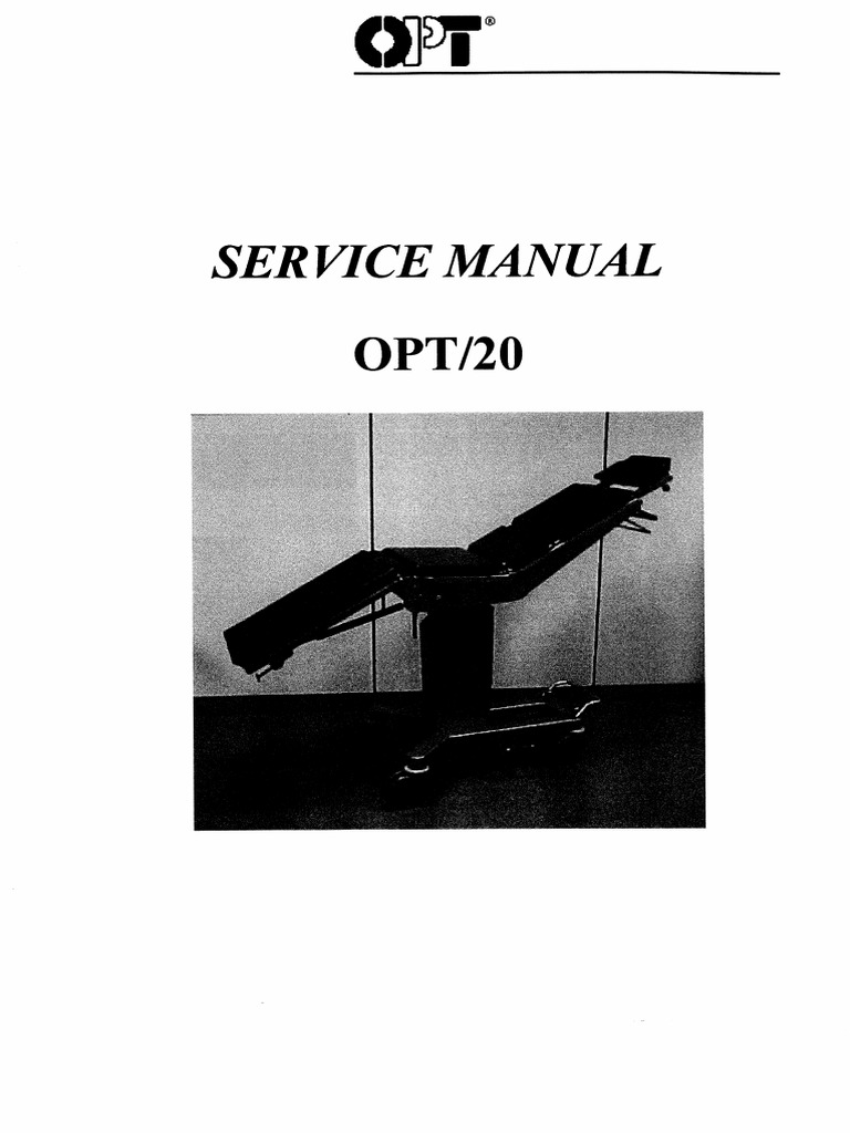 OPT20 - Service Manual | PDF