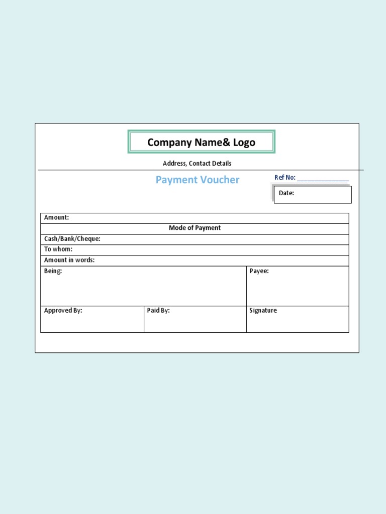 Payment Voucher | PDF