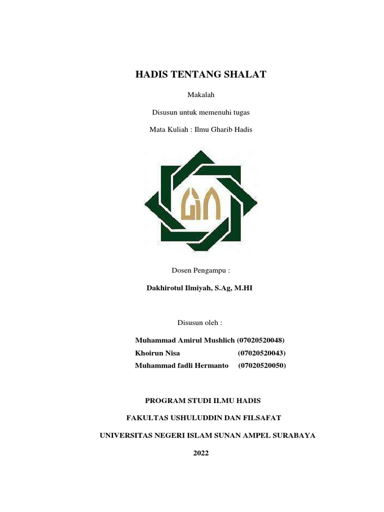 Kel.4 Ilmu Gharib Hadis | PDF Kel.4 Ilmu Gharib Hadis | PDF