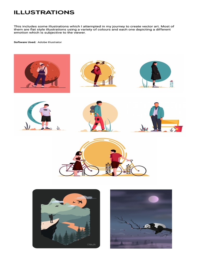 Software Used: Adobe Illustrator: Illustrations | PDF | Career & Growth ...