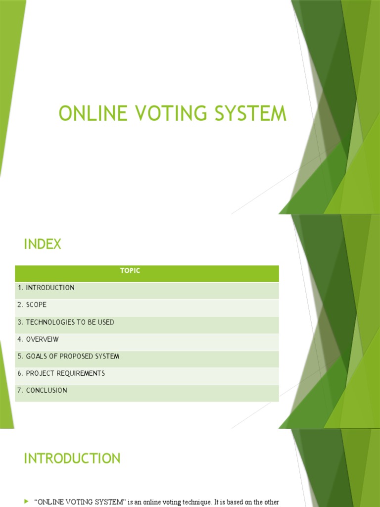 Online Voting Systen Synopsis | PDF | Operating System | Databases