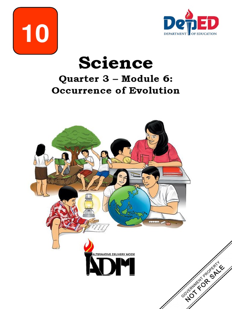 Science: Quarter 3 - Module 6: Occurrence of Evolution | PDF | Natural ...
