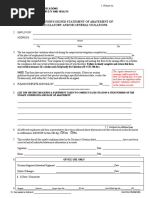 BOCW ACT Medical Form 28 | PDF