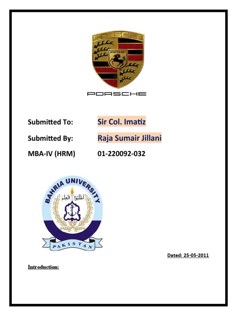 Strategic Analysis of Porsche's Business Model, Vision, Mission and ...