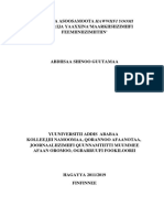 Jechaa Beektota | PDF